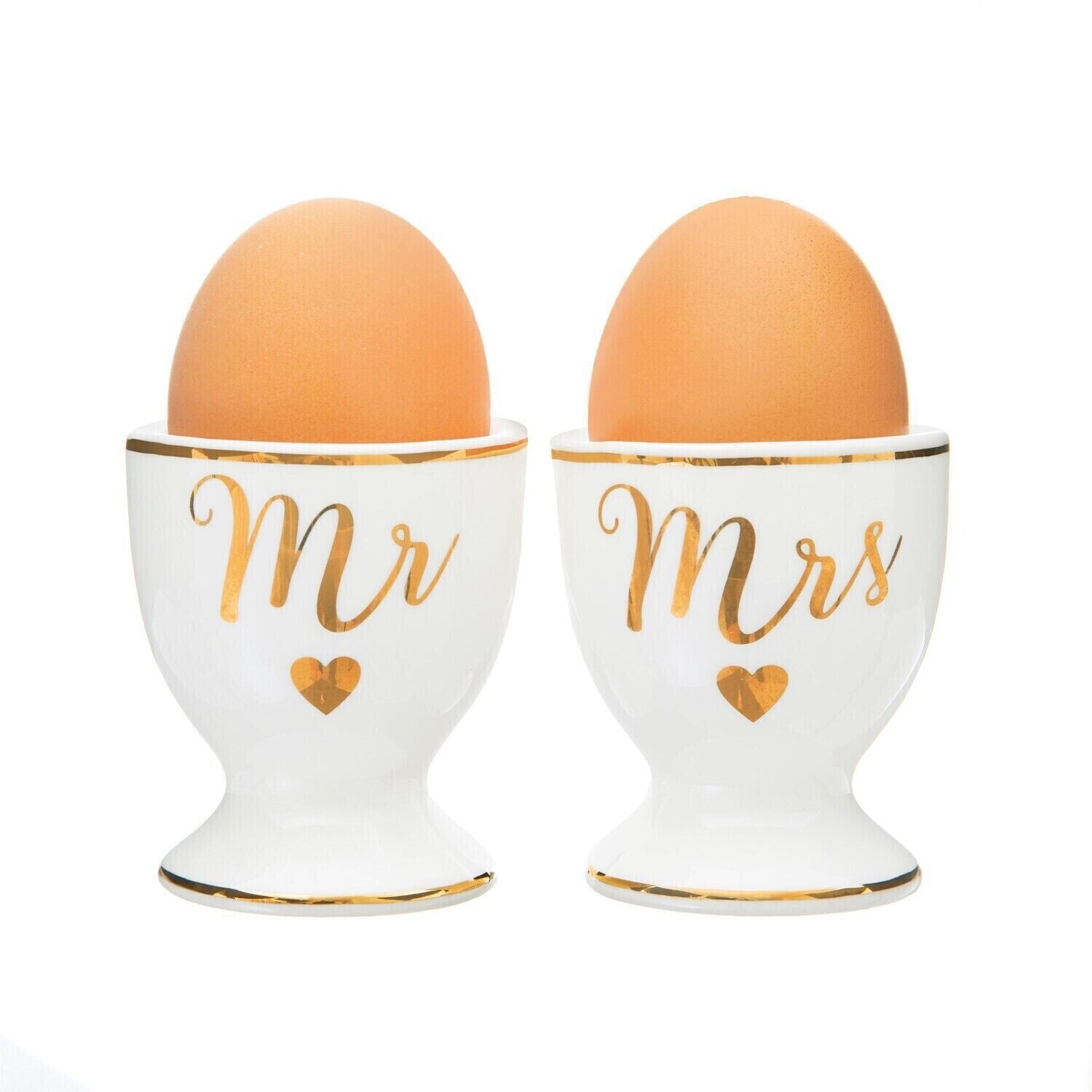 Sass & Belle Porcelain Mr & Mrs Egg Cups