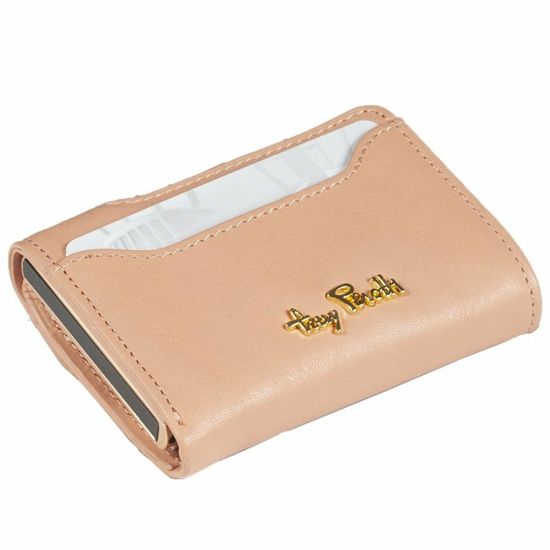 Tony Perotti FURBO Italian Leather Card Holder: Rose